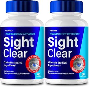 Amazon.com: (2 Pack) Sight Clear Eye Supplement Capsules, Sight Clear ...