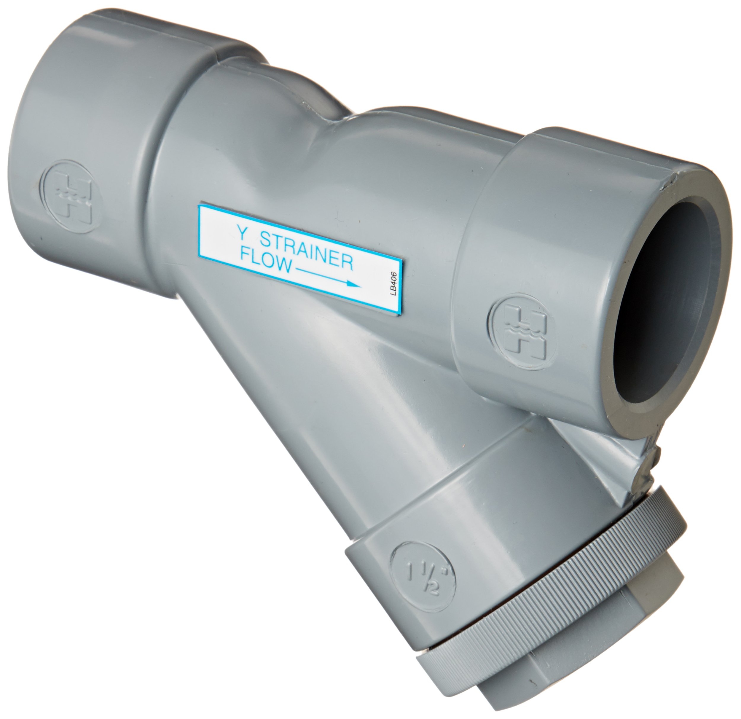Amazon.com : Hayward YS20150S 1-1/2-Inch Socket CPVC Plastic Y-Strainer ...