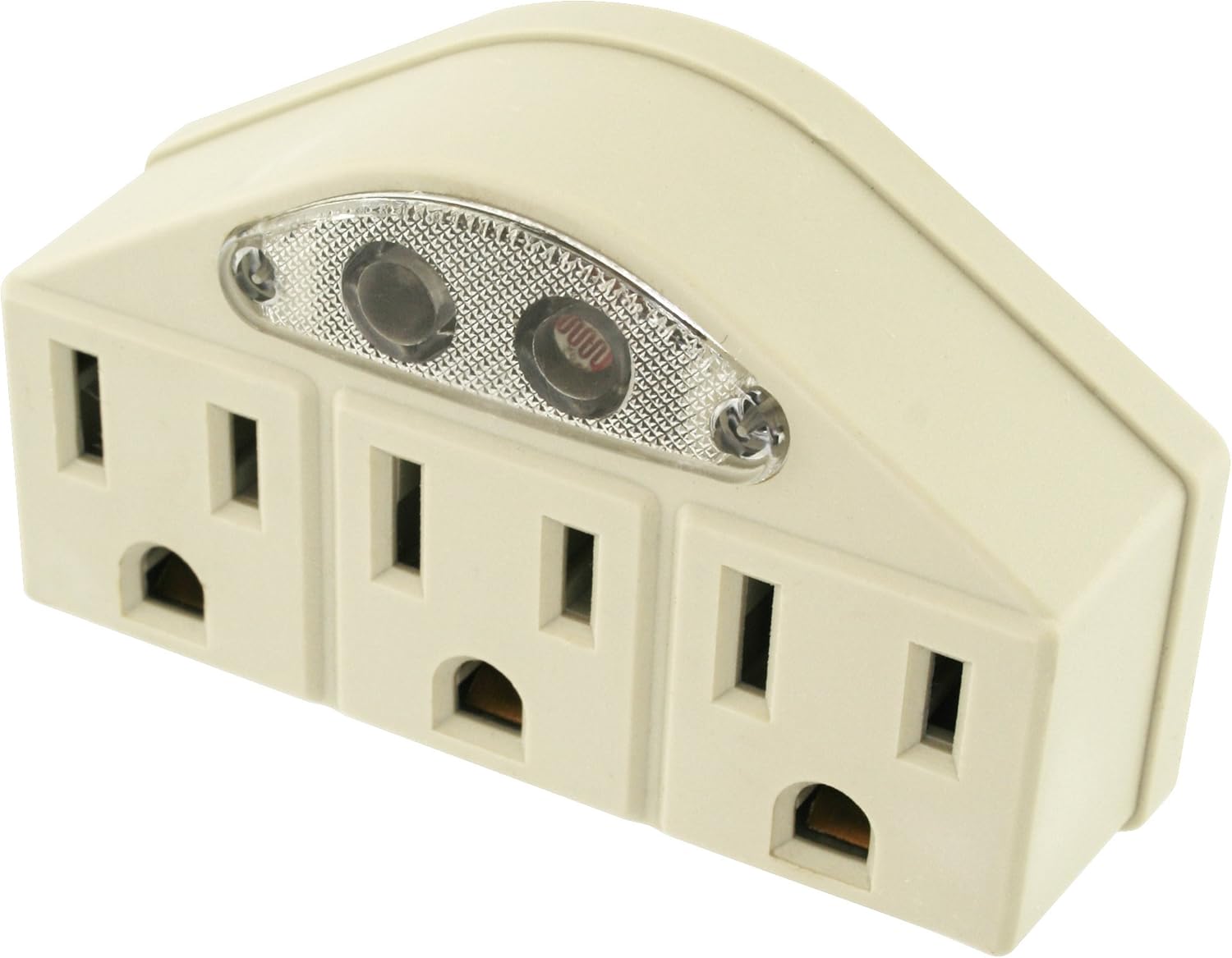 POWTECH 3 Outlet Extender Wall Adapter with Sensor Night Light [UL ...