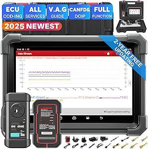 Amazon.com: LAUNCH X431 Plus, with X-PROG3 Tool, All-System Diagnostics, Bi-Directional Scan ...