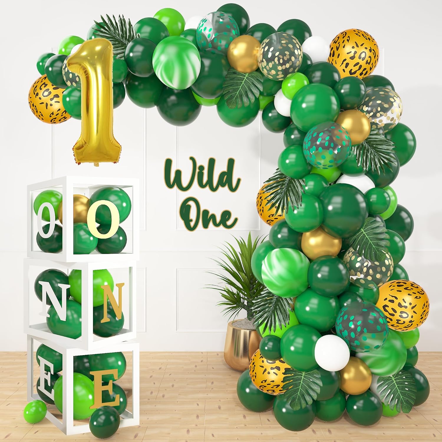 Amazon.com: Amandir 110PCS Wild One Birthday Decorations with Wild One ...