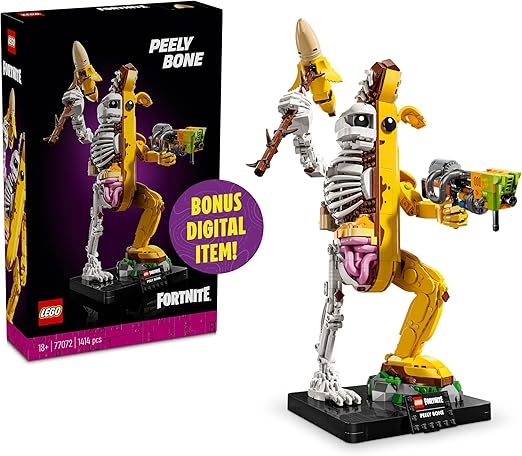 Amazon.com: LEGO Fortnite Peely Bone - Collectible Fortnite DIY Kit for ...