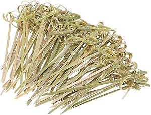 Amazon.com: 1000 Pcs Bamboo Cocktail Picks 4.13 Inch Bamboo Skewers ...