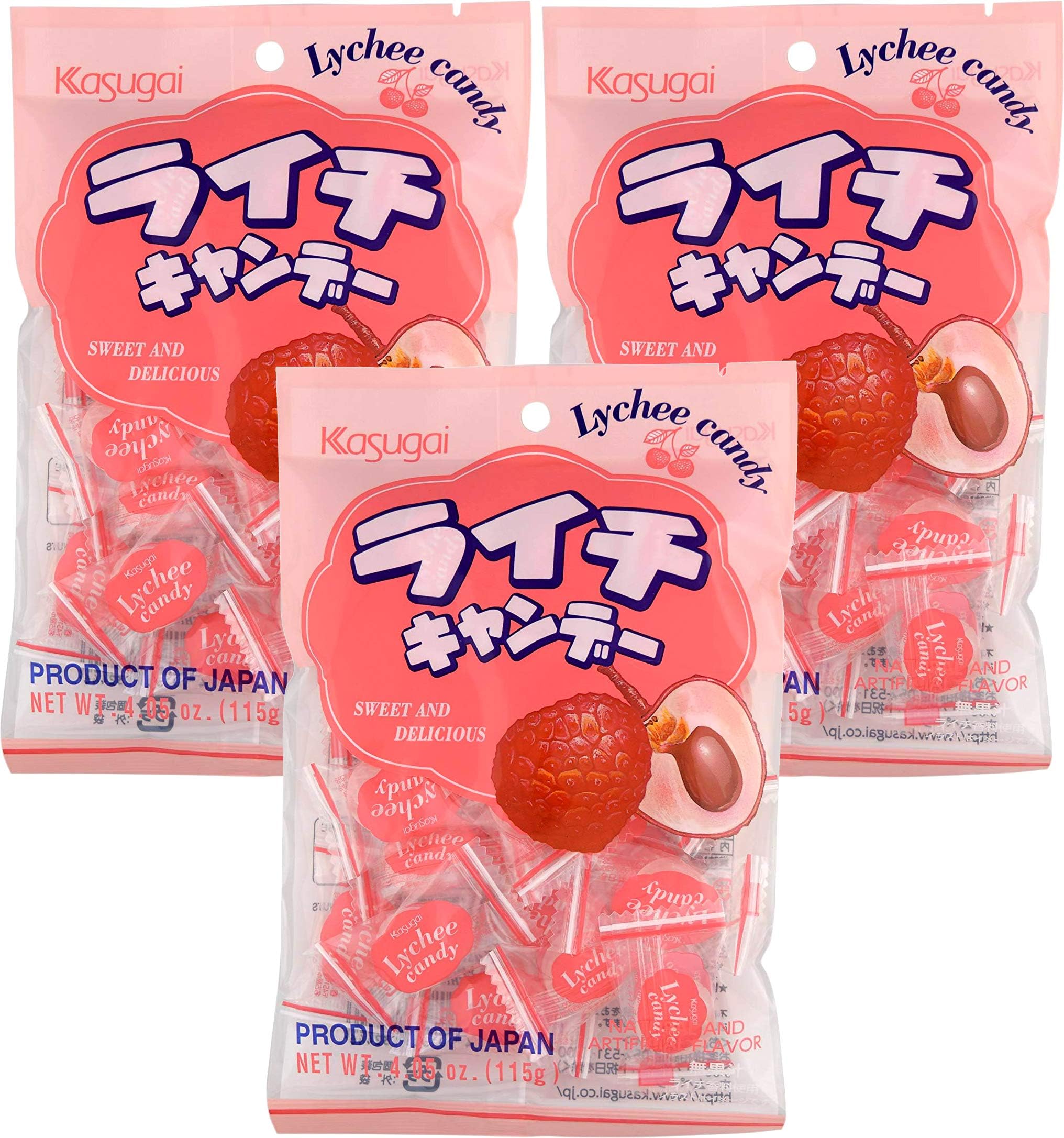 Amazon.com : Kasugai - Lychee Candy 4.05 oz. : Hard Candy : Grocery ...