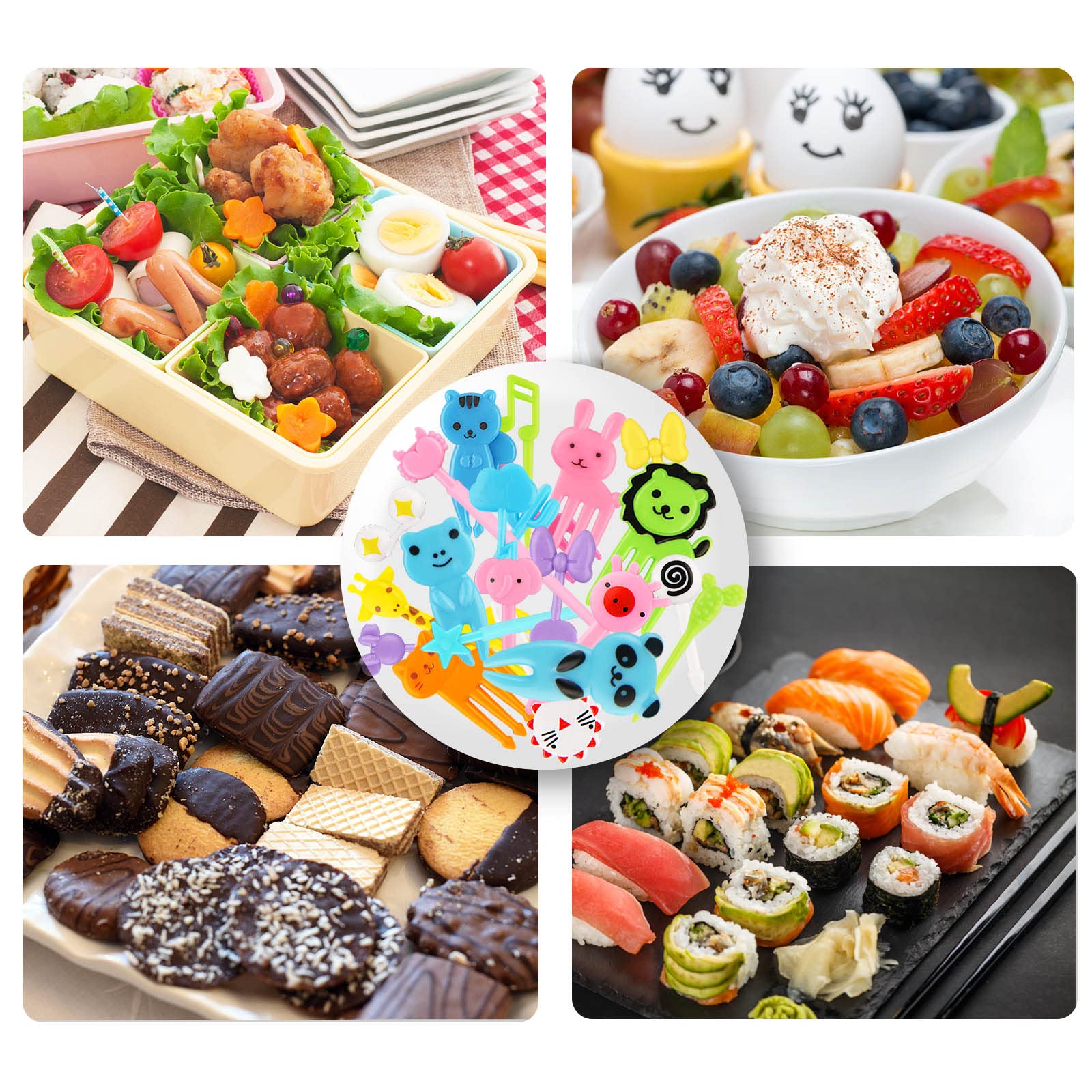 126 Pcs Animal Food Picks...B0BD84BLQX | Encarguelo.com.ve