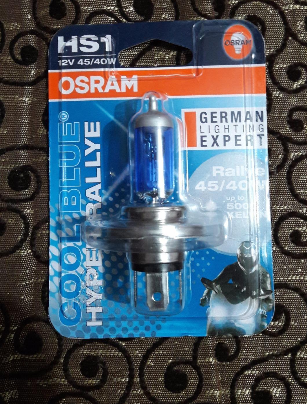 Osram HS1 Halogen Cool Blue Hyper Rallye 62185 Exterior Headlight Bulb ...