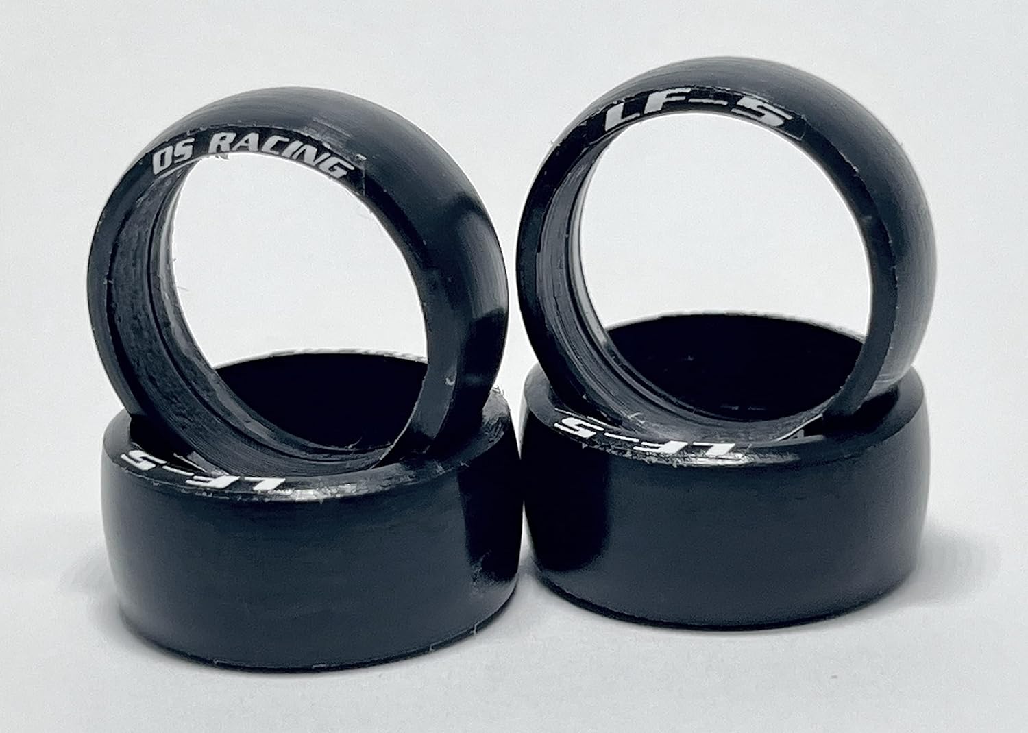 Amazon.com: DS Racing MI-LF5 4-Piece Drift Tires Set for Kyosho Mini-Z ...