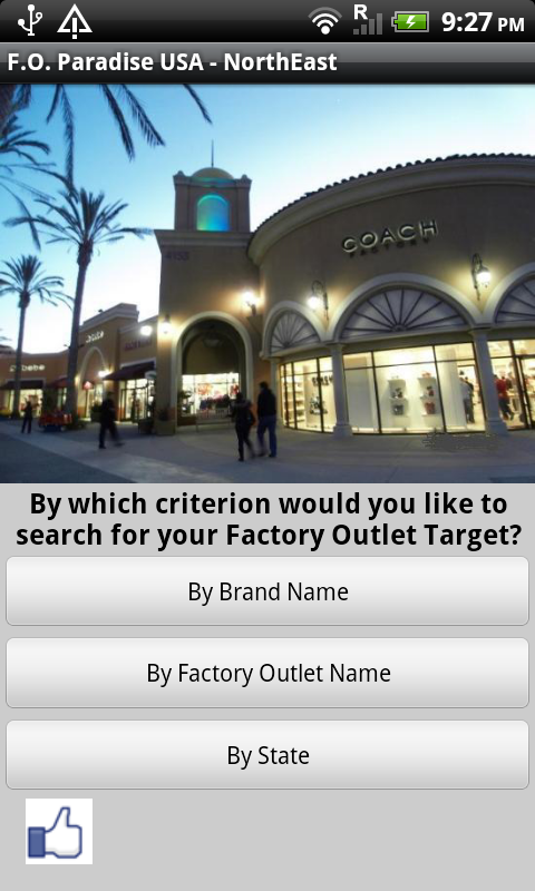 US Factory Outlets Directory: US NorthEast - App on Amazon Appstore
