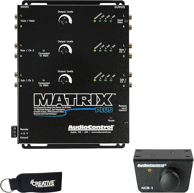 Amazon.com: AudioControl Matrix Plus 6 Channel Line Driver with ...
