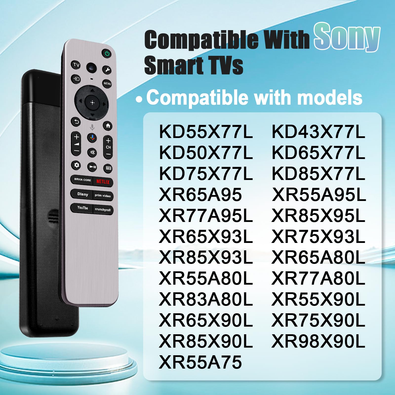Snapklik.com : For Sony RMF-TX910U Replacement Remote Backlit Voice ...