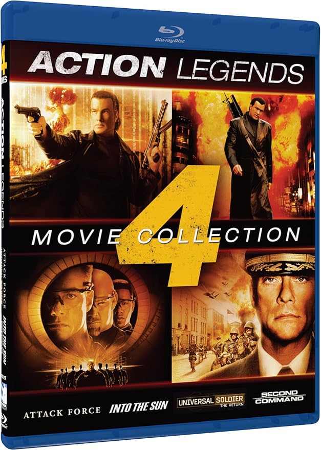Action Legends: 4 Movie Collection (Attack Force / Into the Sun / Universal Soldier: The Return ...