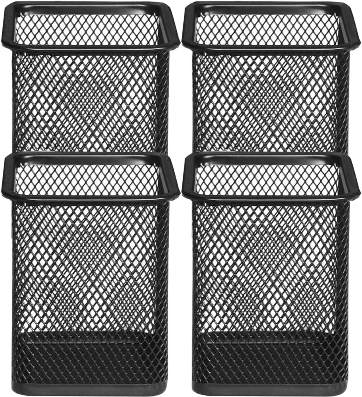 Amazon.com: Pen Holder for Desk, Wire Mesh Pencil Cup Holder for Desk ...