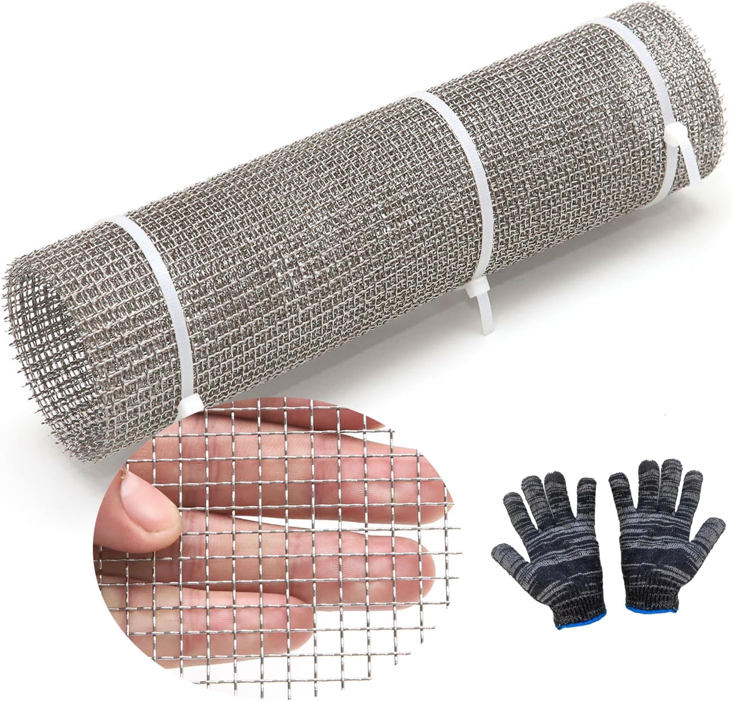 Amazon.com: Wire Mesh 5 Mesh, 304 Stainless Steel Woven Wire Mesh ...