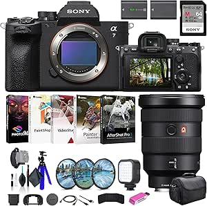 Amazon.com : Sony a7 IV Mirrorless Camera ILCE-7M4/B, Sony FE 16-35mm Lens SEL1635GM, 64GB ...