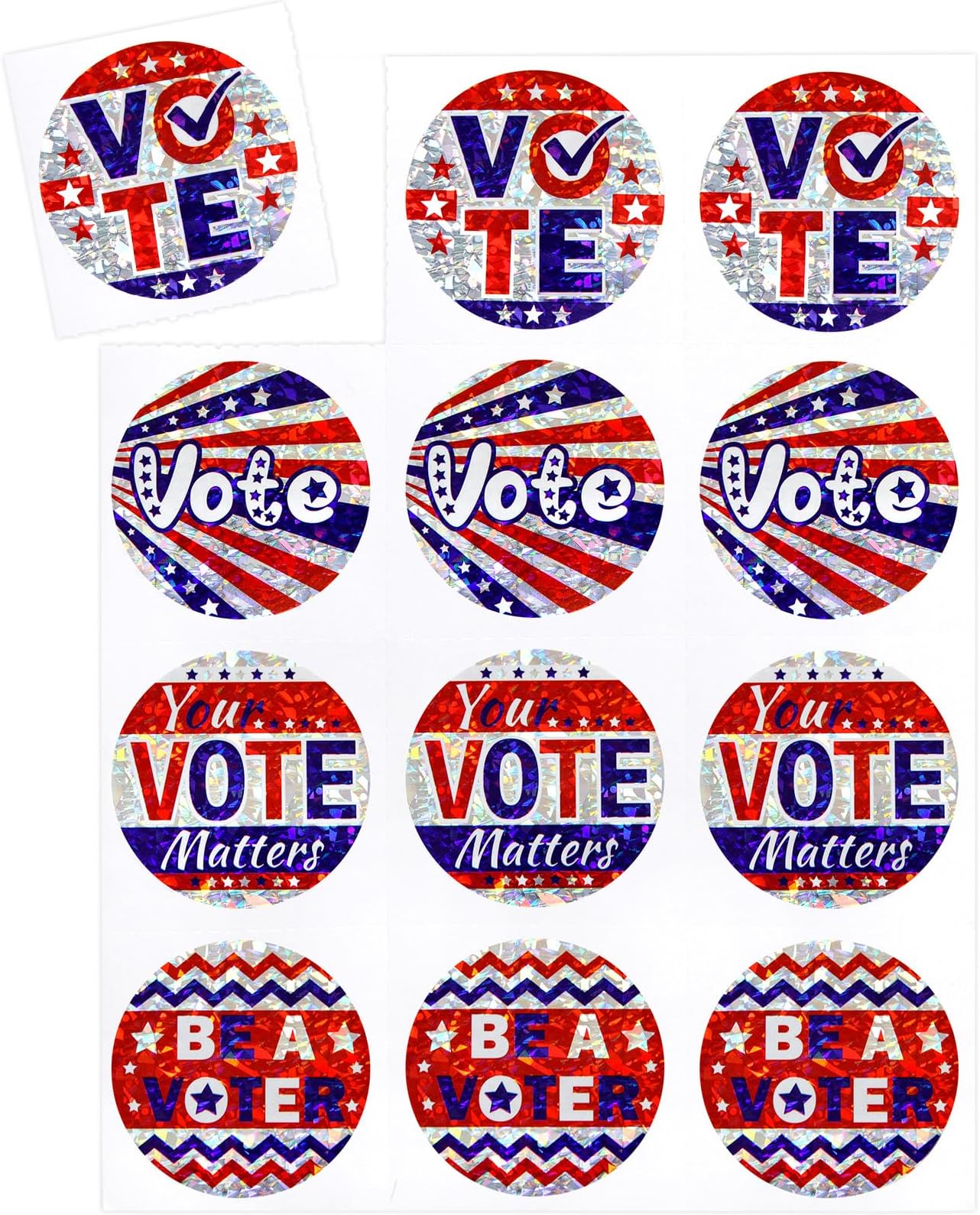 Amazon.com: Vote Vinyl Car Bumper Window Sticker 4" x 4" : Automotive