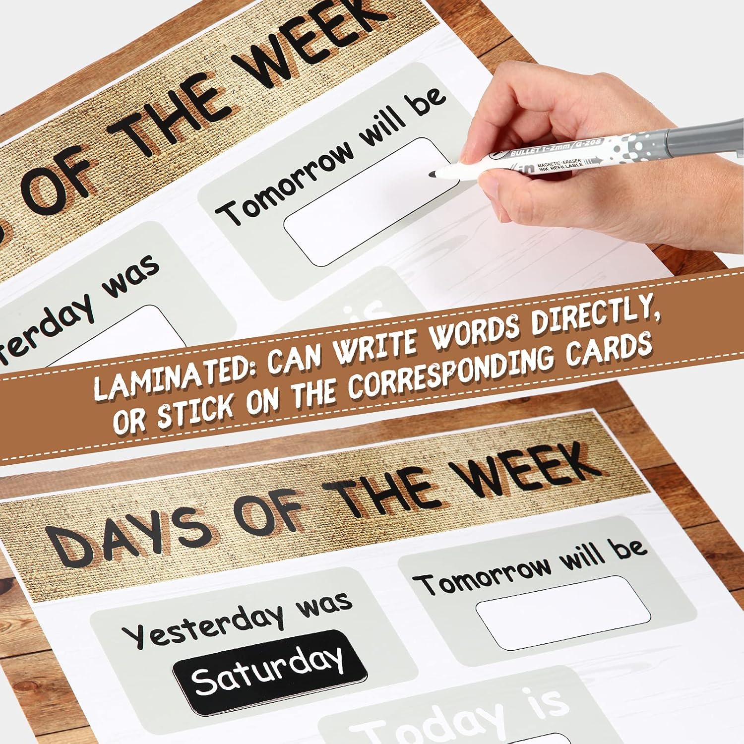 Rustic Calendar Bulletin Board Set - Classroom Decor Philippines | Ubuy