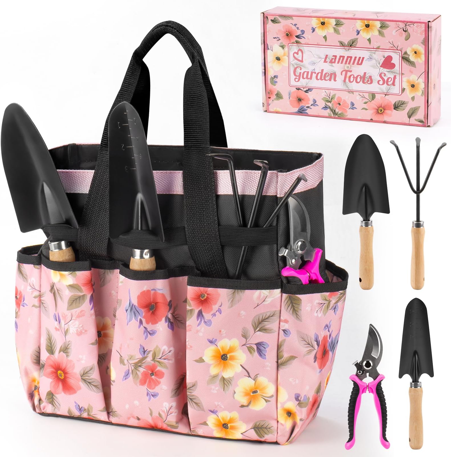 Amazon.com : LZPTYYSN Gardening Gifts for Women, Garden Tool Set, Heavy ...
