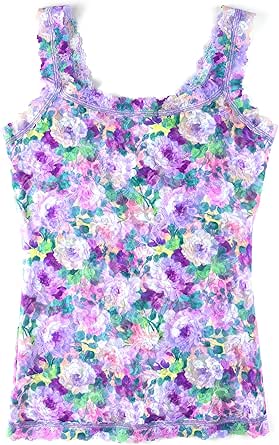 hanky panky Signature Lace Printed Unlined Camisole (PR1390L),Medium ...
