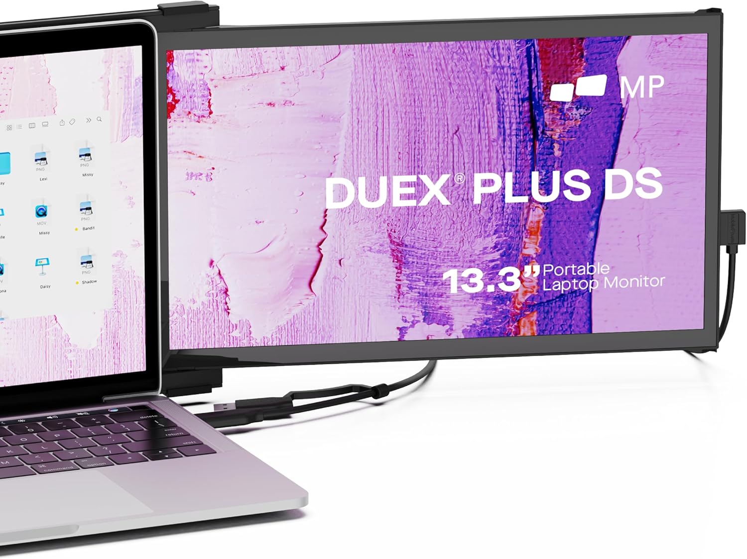 Amazon.com: Duex Plus DS 2025 Mobile Pixels 13.3" Full HD IPS 1080P ...
