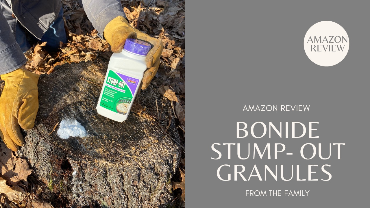 Watch Bonide Stump Out Granules Stump Removal Review on Amazon Live