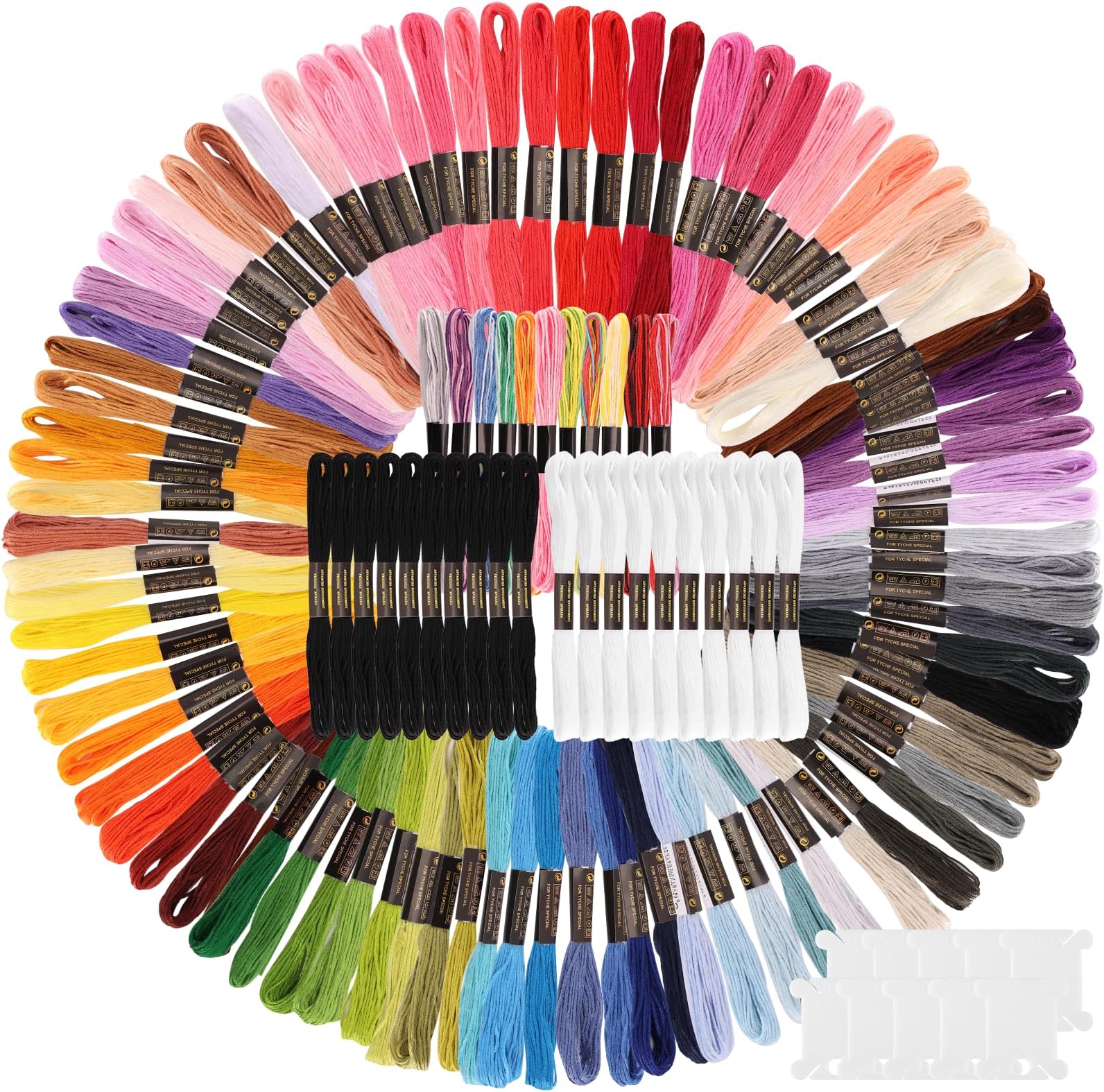 Amazon.com: Embroidery Thread, 447 Color Friendship Bracelet String ...