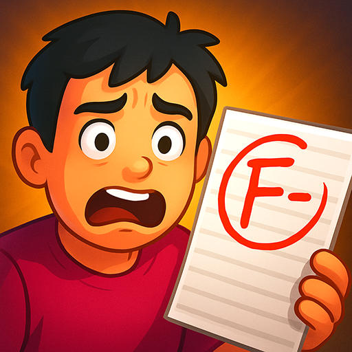 Virtual Teacher Simulator Pass or Fail Game - School Exam Paper Grade ...