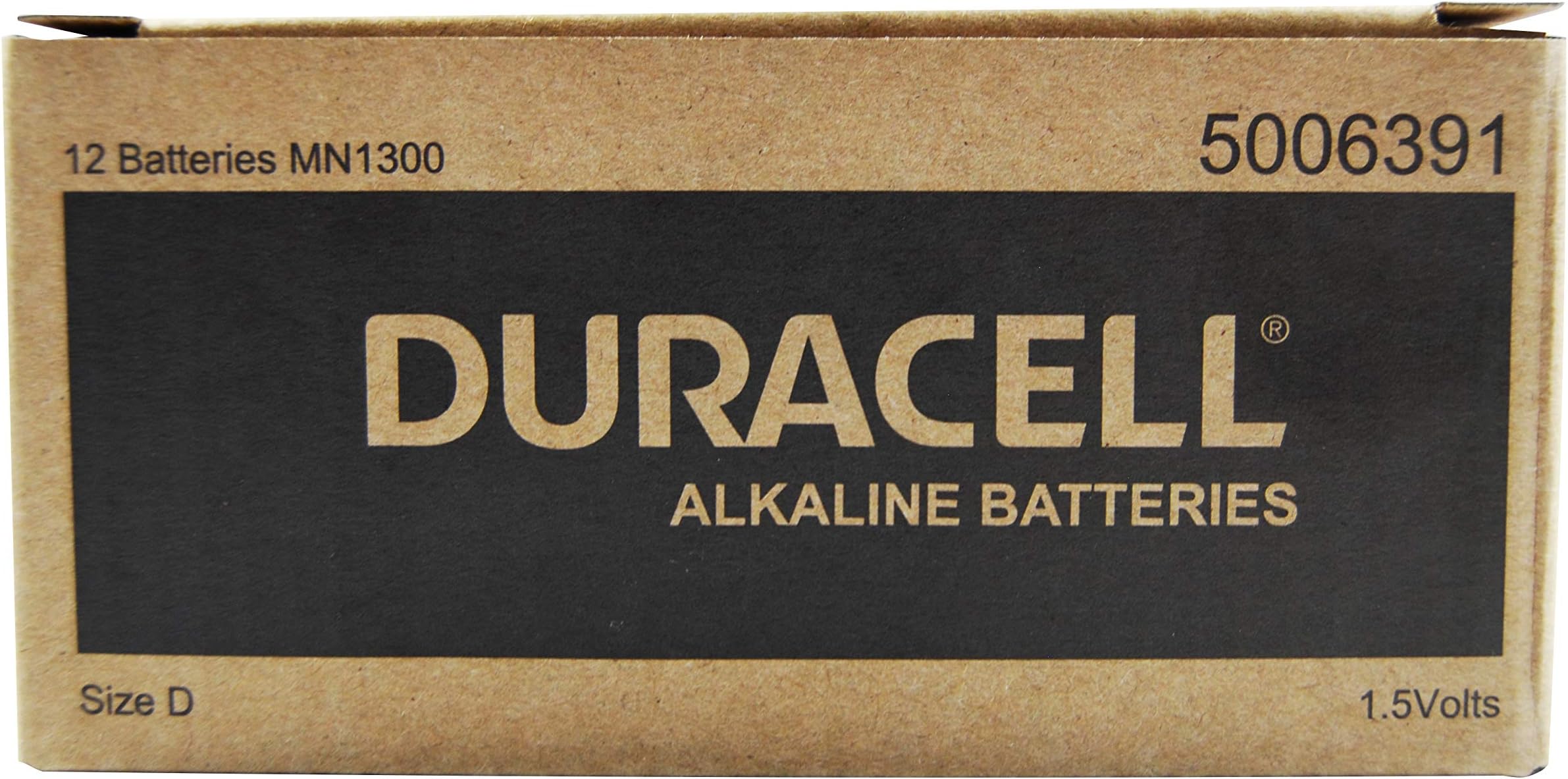 Long Lasting Power Duracell Alkaline D Battery 12 Pack, (03973 ...