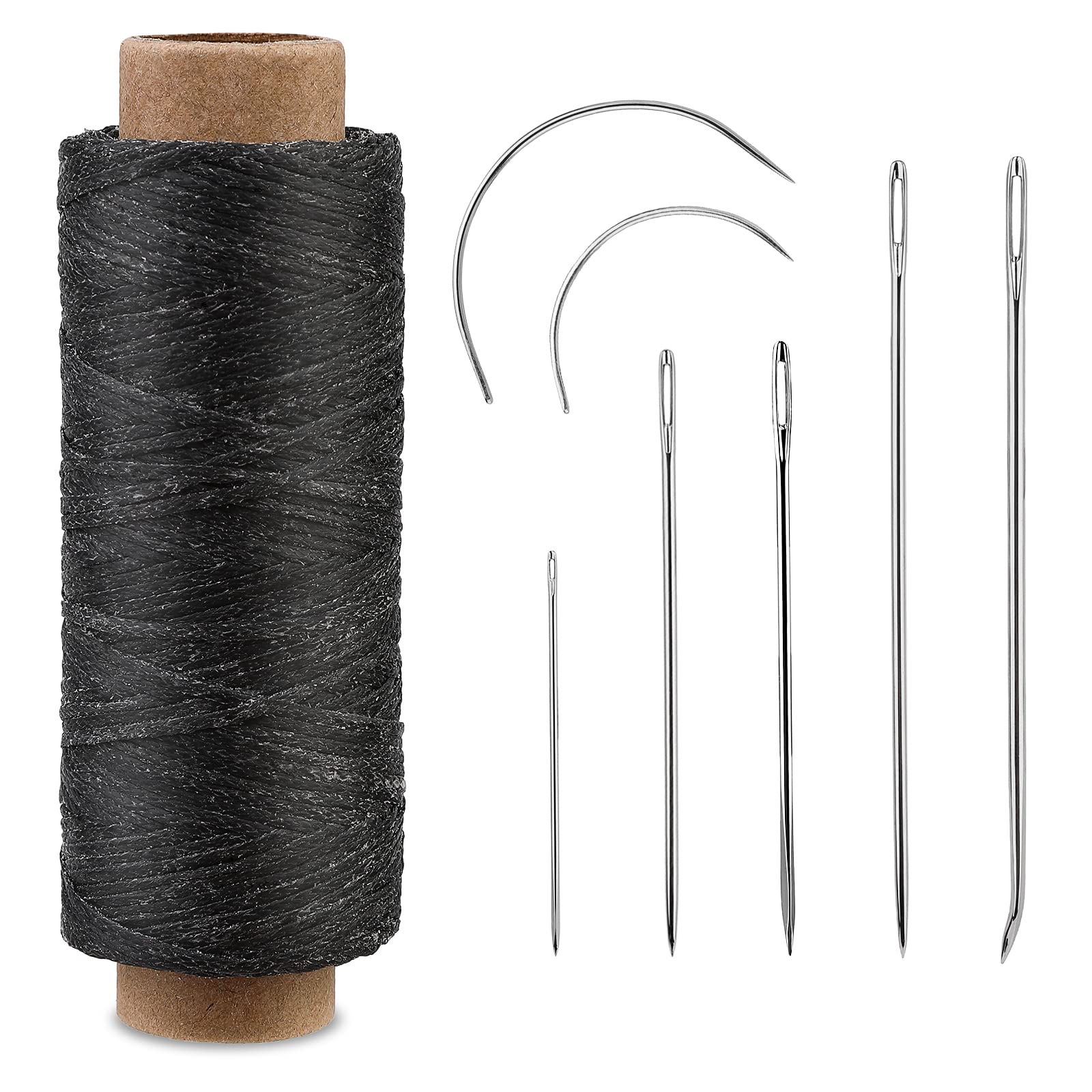 Amazon.com: Ftyiwu Waxed Thread 54 Yards, Leather Sewing Waxed Thread ...
