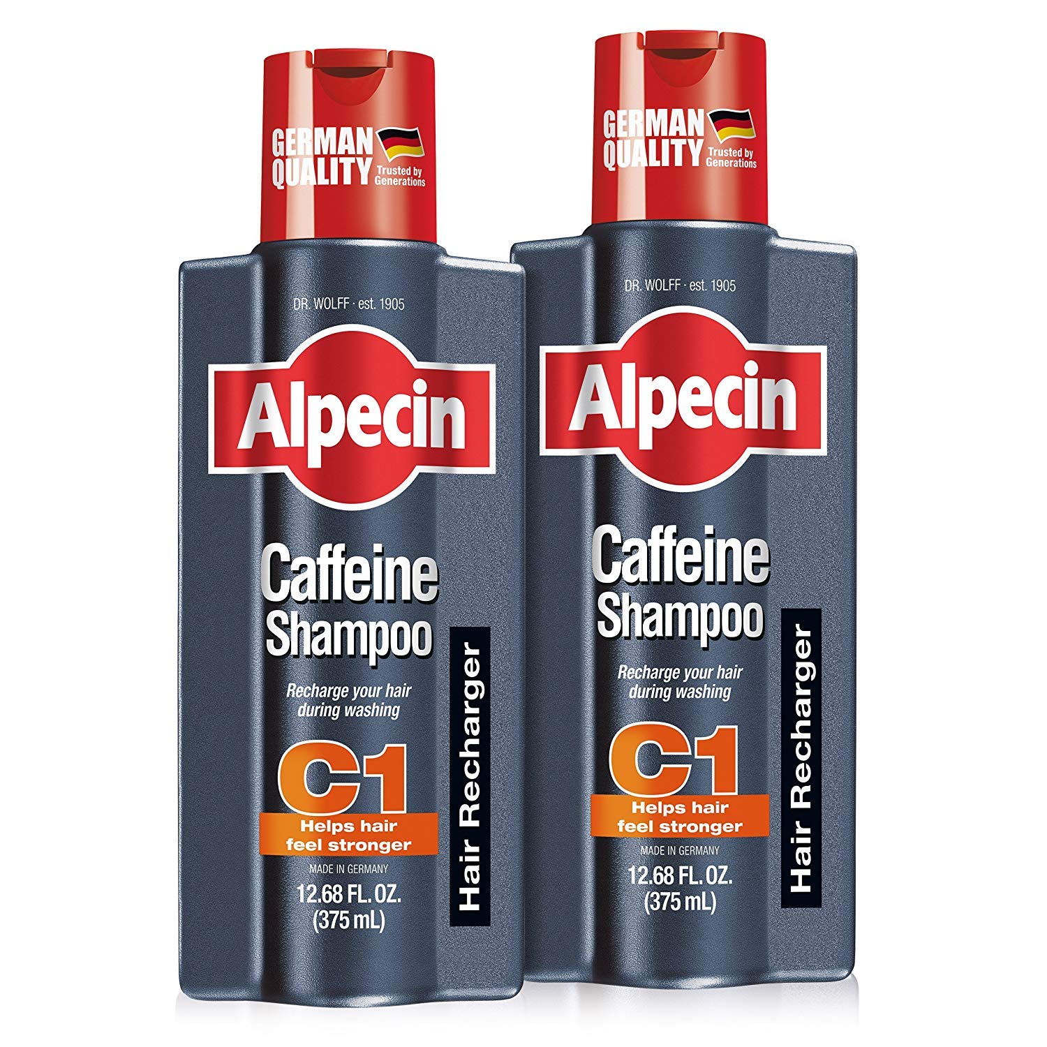 Amazon.com: Alpecin C1 Caffeine Shampoo 12.68 fl oz (Pack of 2 ...