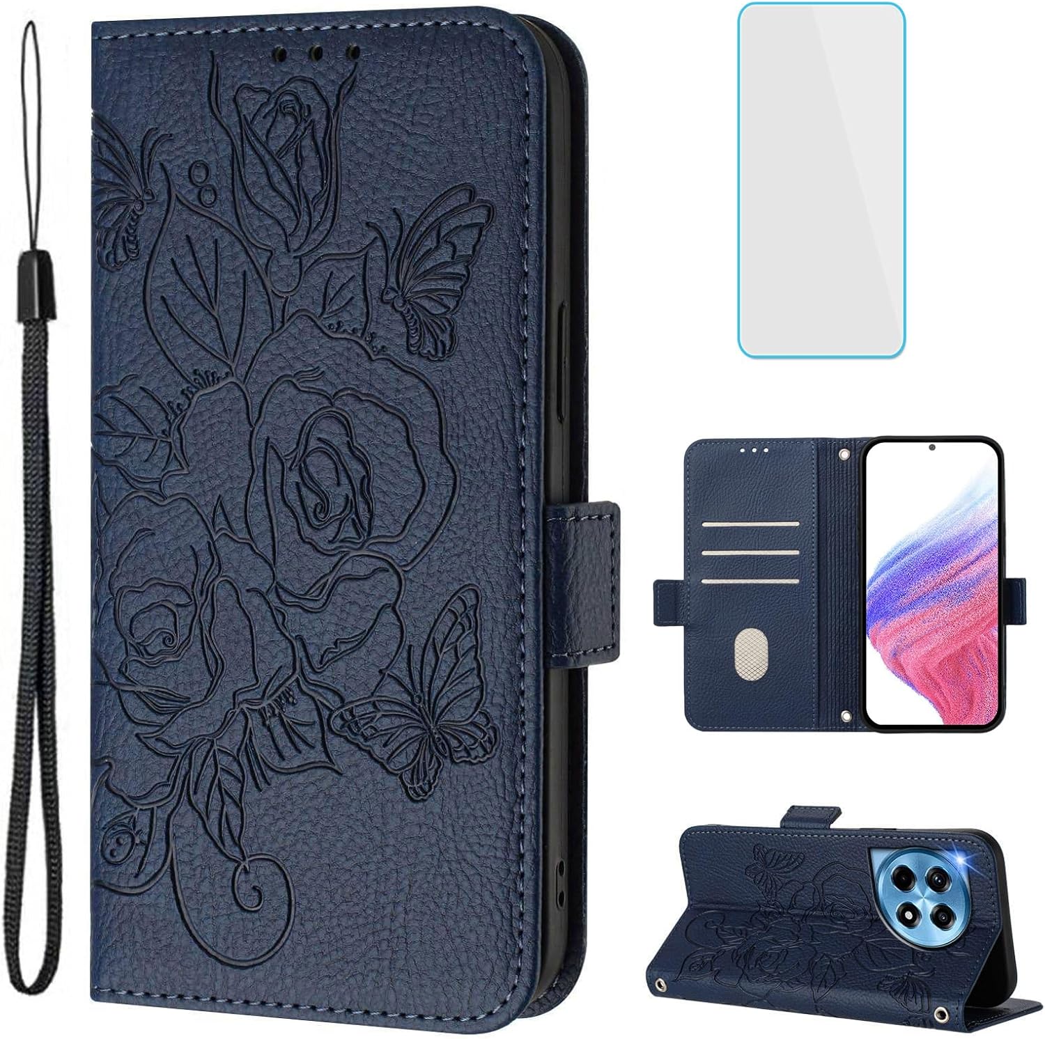 Amazon.com: OUEAYIEN for OnePlus 12 5G Phone Case Wallet with Screen ...