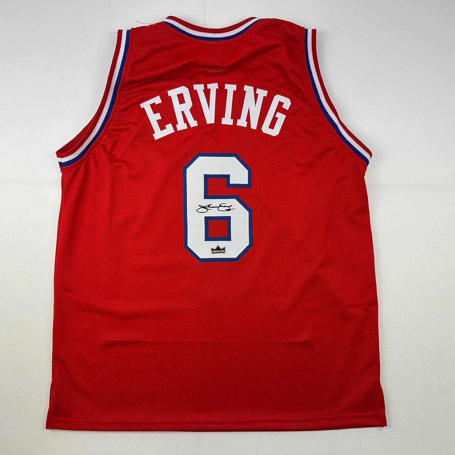 Facsimile Autographed Julius Dr. J Erving Philadelphia Red Reprint ...