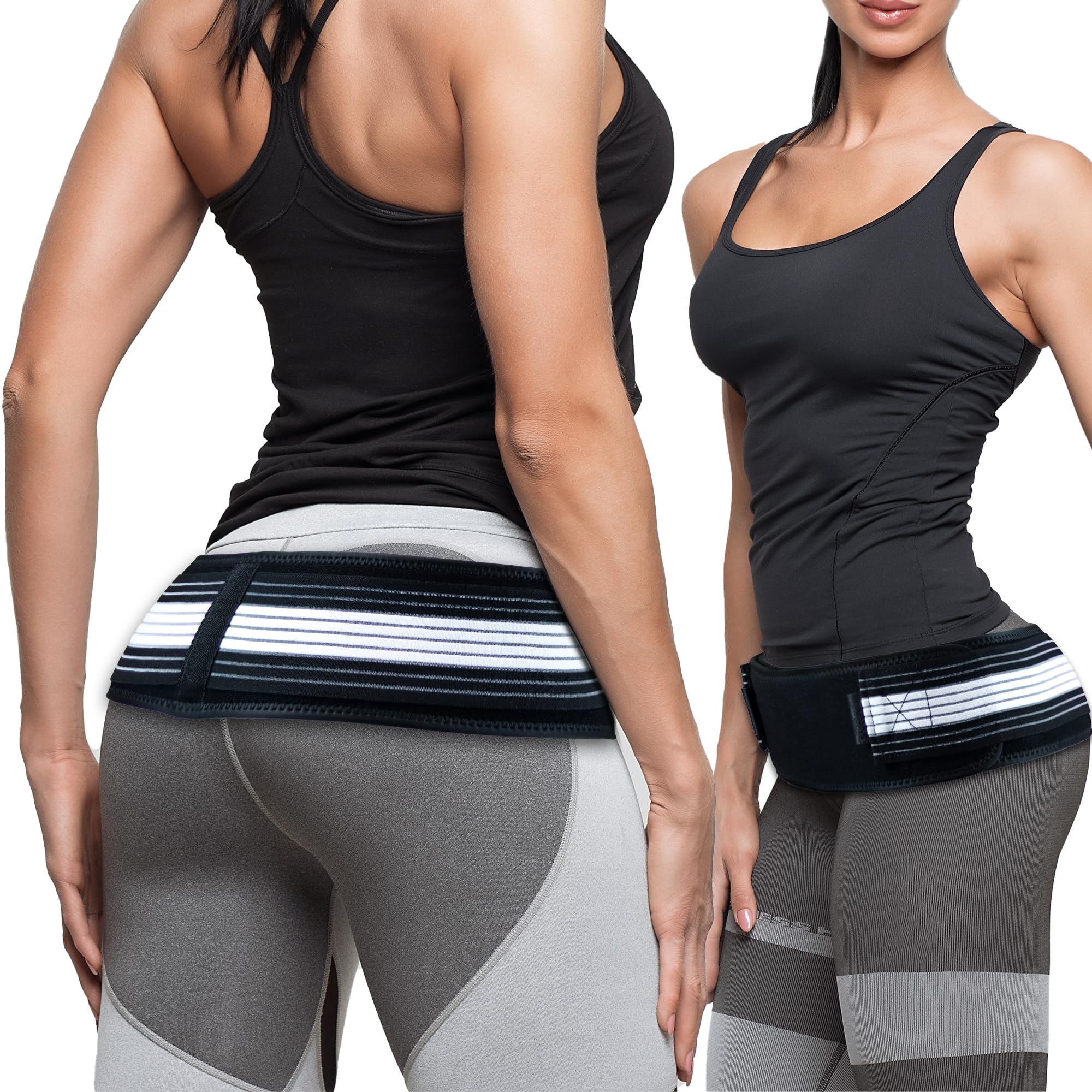 Buy monaggio Sacroiliac Hip Belt for Women and Men - Belt for Sciatic ...