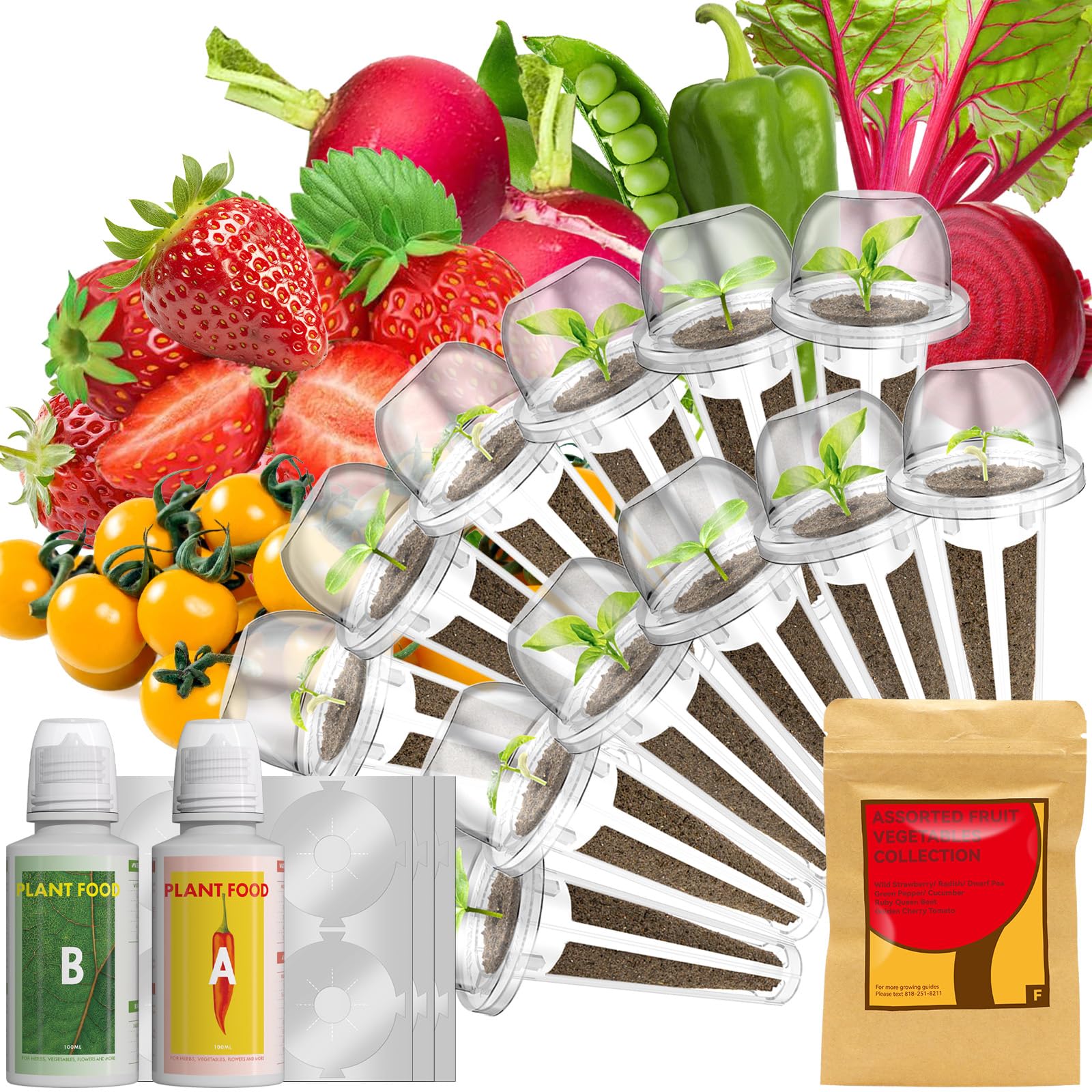 Amazon.com : LYKO Strawberry Seeds Starter Pod for AeroGarden, idoo ...