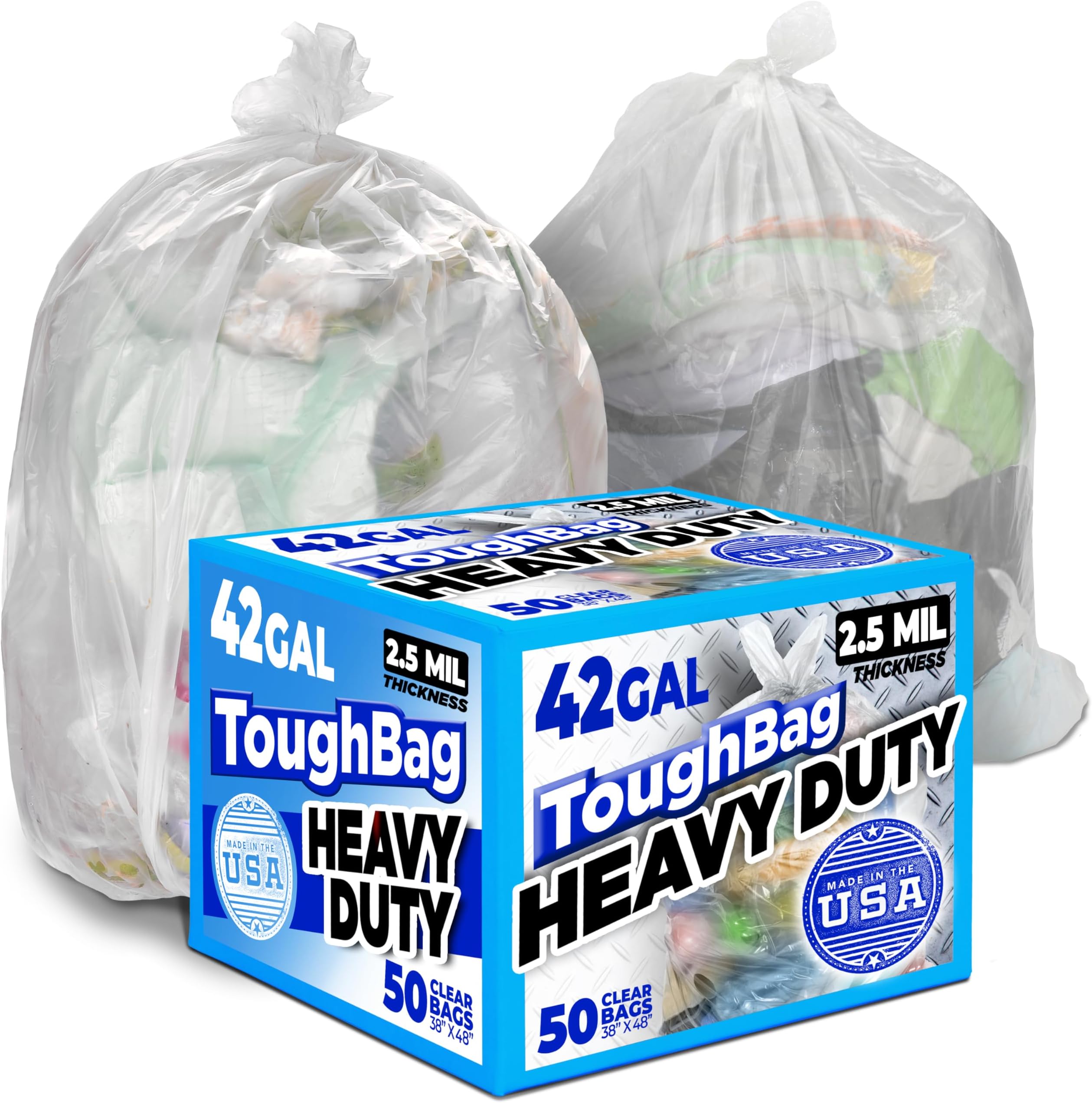 Amazon.com: Husky True Tie XL Trash Bags 100 Count 45 Gallon : Health ...