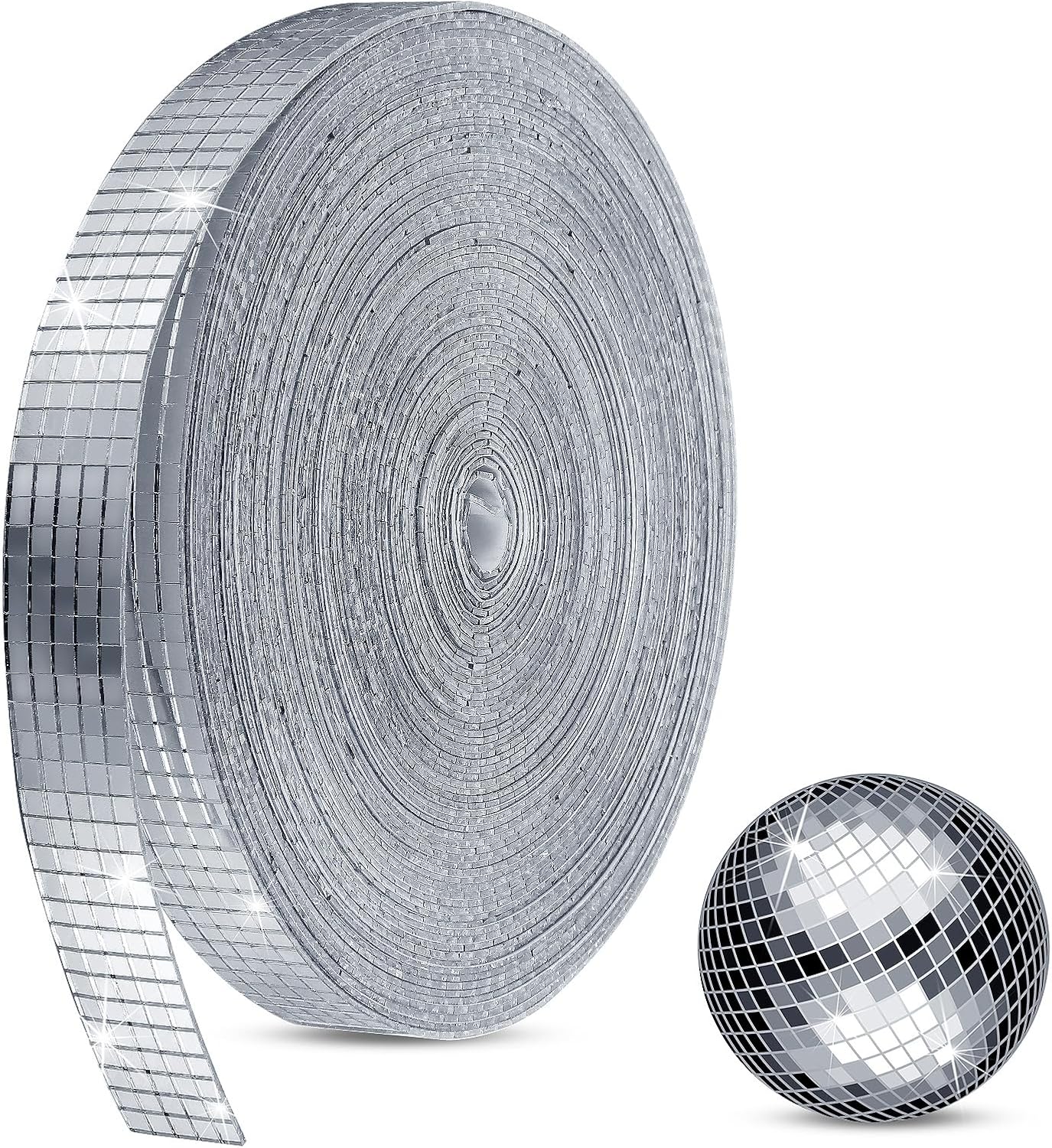 Amazon.com: SATINIOR 20000 Pcs Disco Ball Mirror Tiles Self Adhesive ...