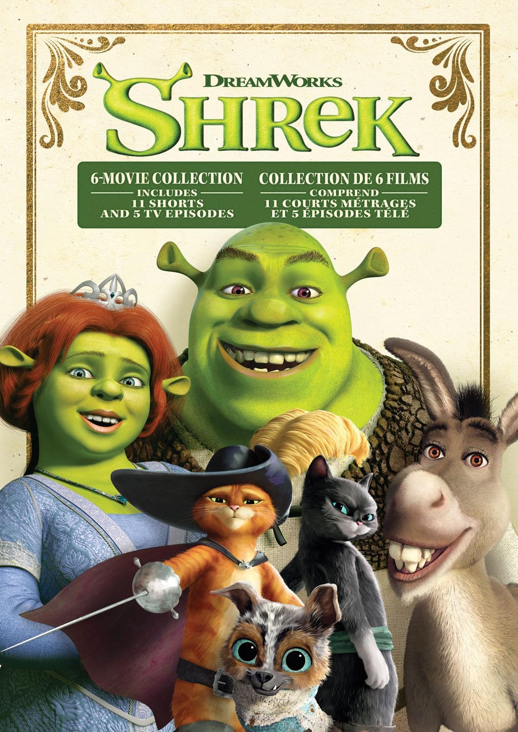 Shrek 6-Movie Collection [DVD]: Amazon.ca: Various, Various: Movies ...