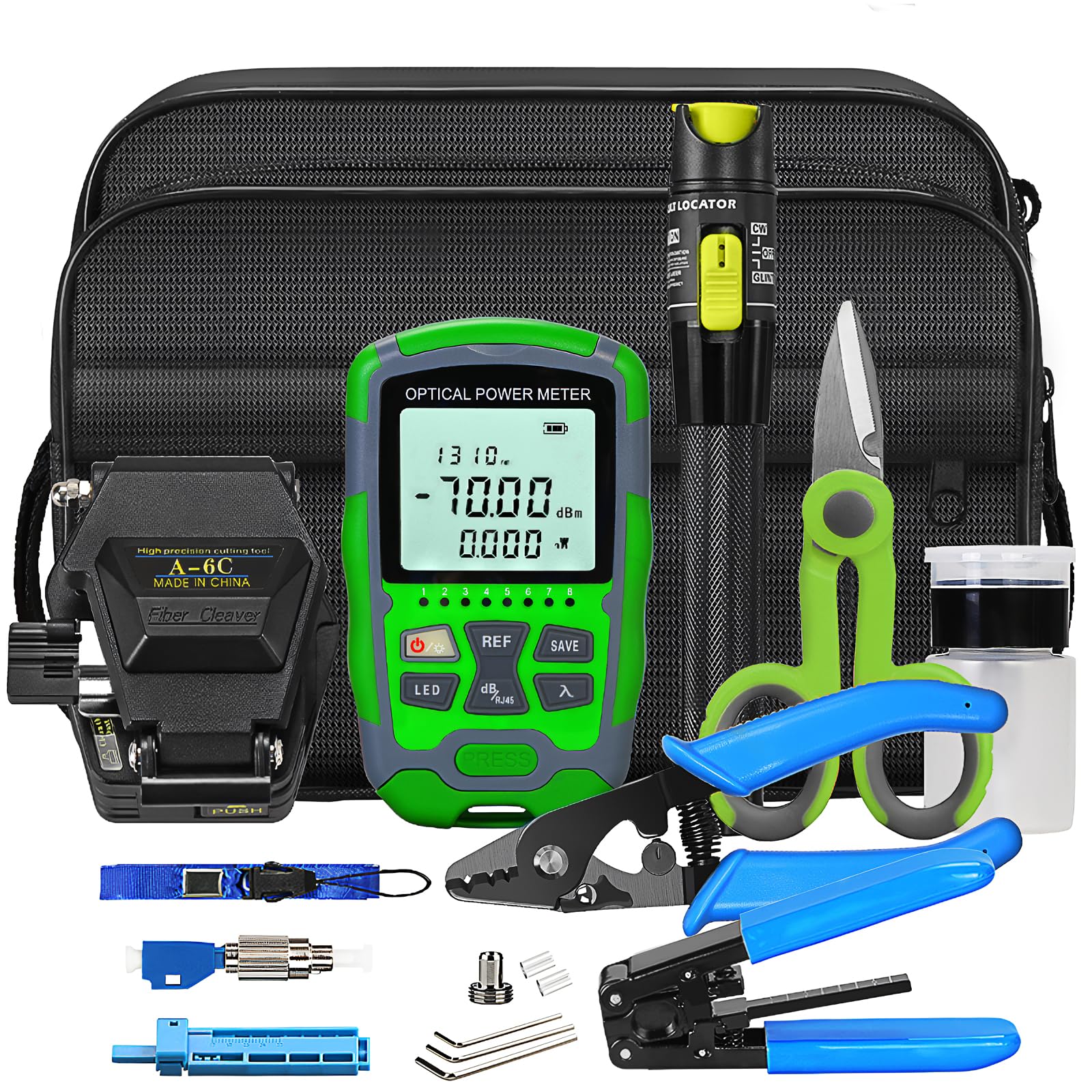 Buy Fiber Optic Termination Tool Kit FTTH Cable hot melt Cold Welding ...