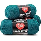 Amazon.com: RED HEART Super Saver 3-Pack yarn, BUFF 3 Pack
