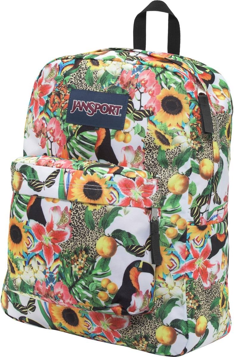 Amazon.com | JanSport Unisex SuperBreak Multi Jungle Jam Backpack ...