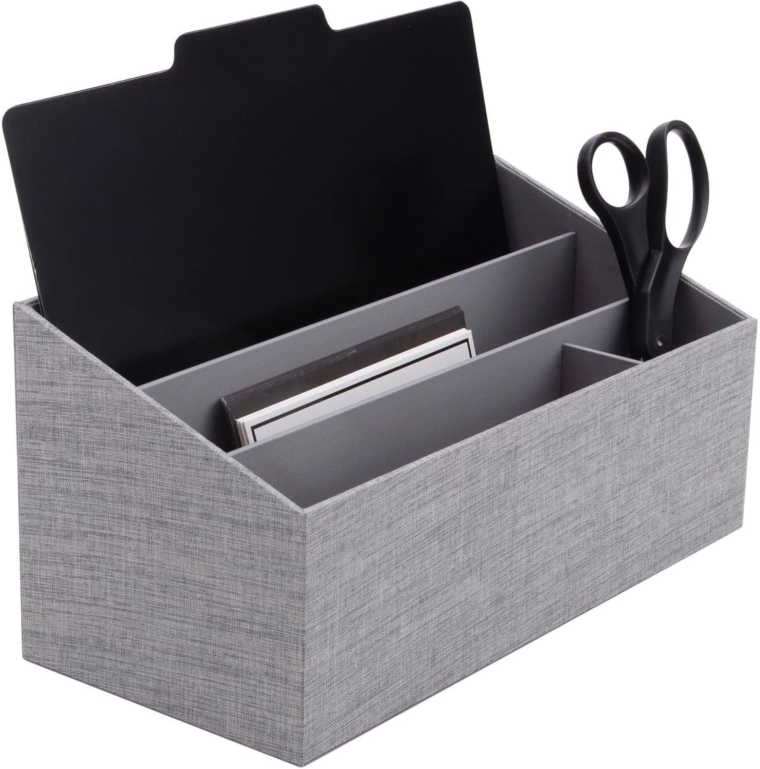 Amazon.com : Realspace® Gray Fabric 4-Compartment Desk Valet : Office ...