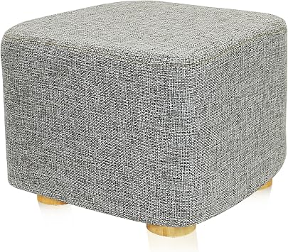 Amazon.com: DL furniture - Square Ottoman Foot Stool, 4 Leg Stands ...