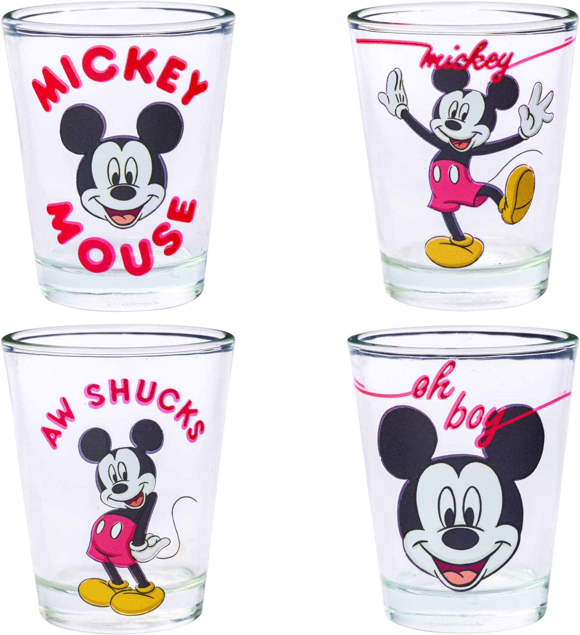 Amazon.com | Disney It's Mickey Collector Glass Shot Glass , Blue ...
