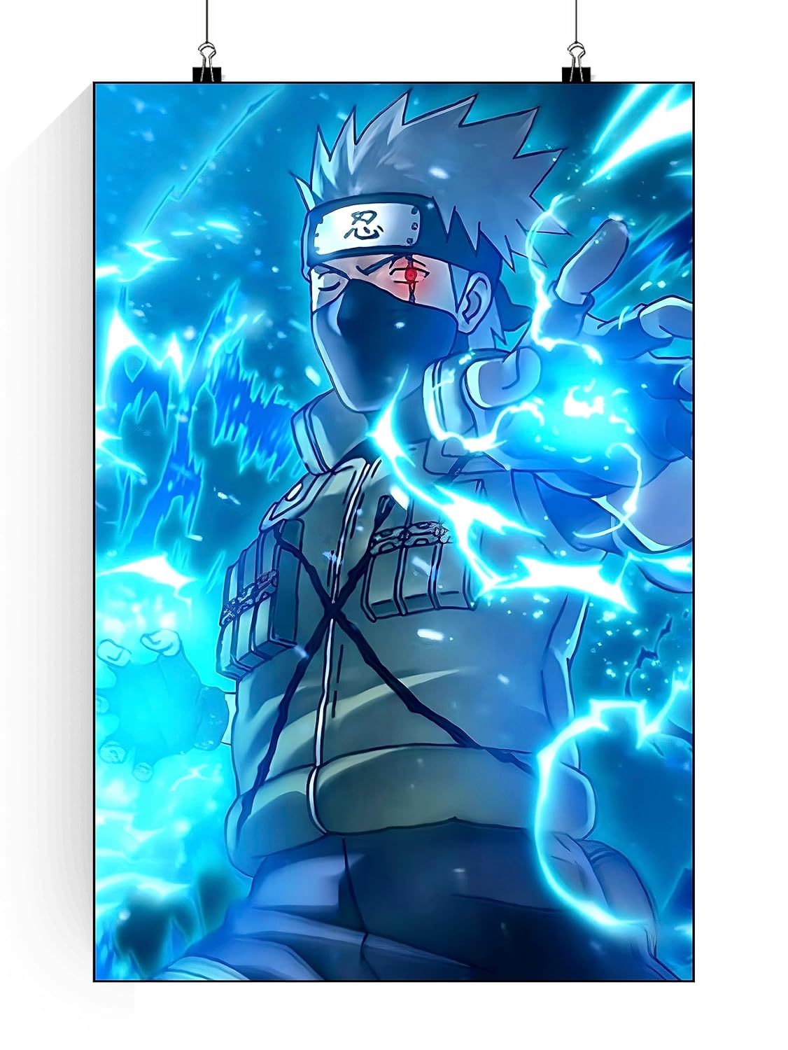 Times Comic Kakashi Poster | Kakashi Hatake Rasengan Poster | Kakashi ...
