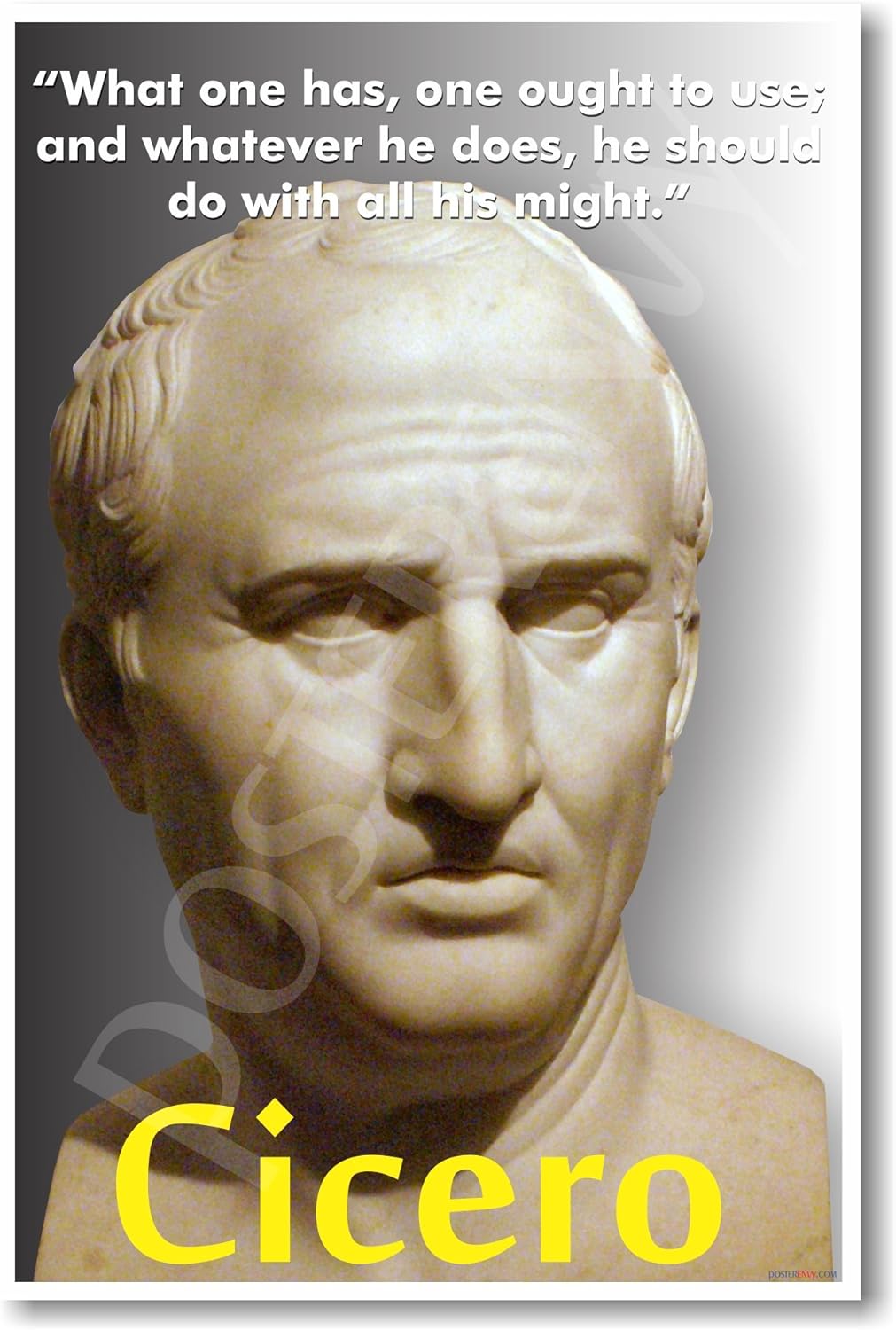 Amazon.com: Ancient Rome: Cicero Roman Orator, Latin classroom Poster ...