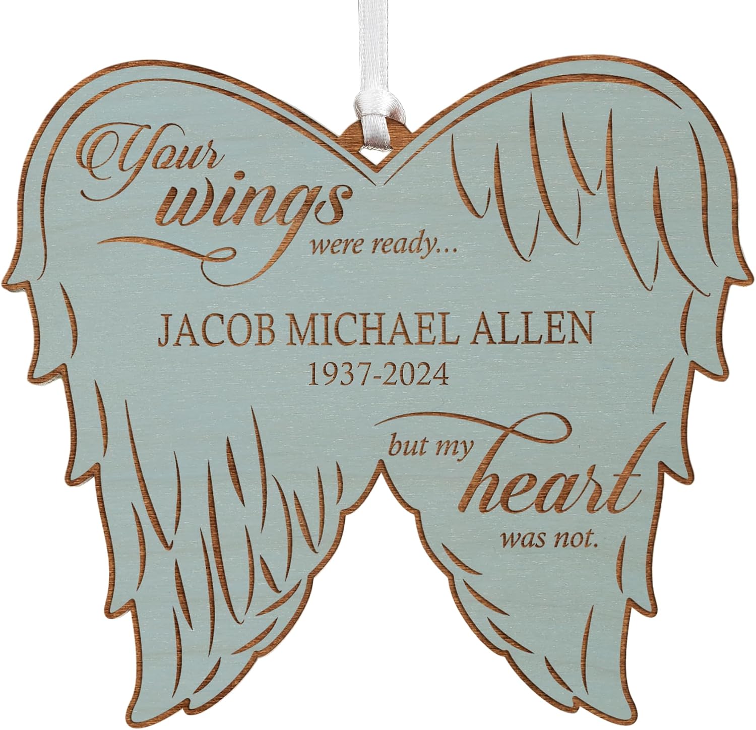Amazon.com: Personalization Universe Personalized Memorial Angel Wings ...