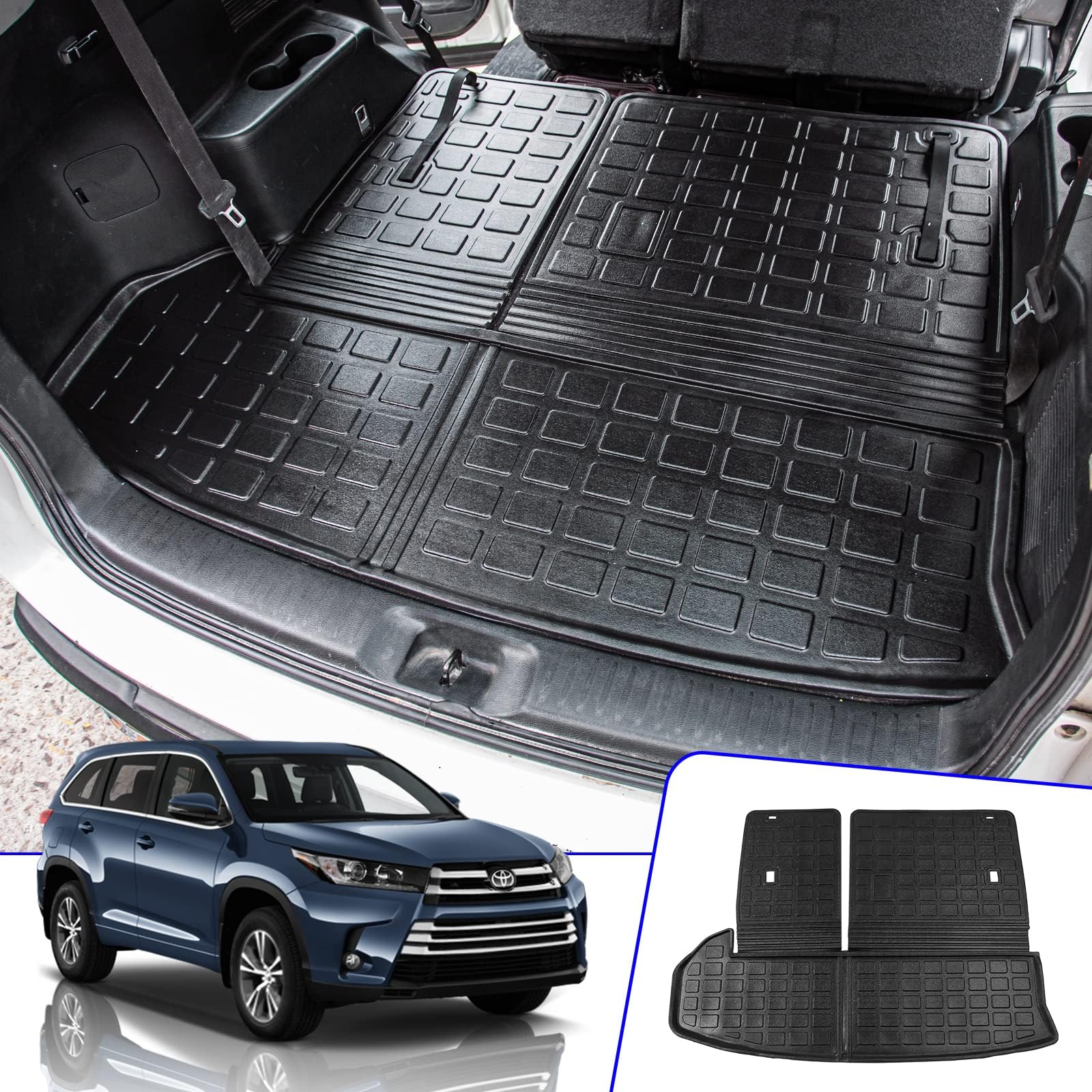 Amazon.com: Rongtaod Cargo Mat Compatible with 2014-2019 Toyota ...