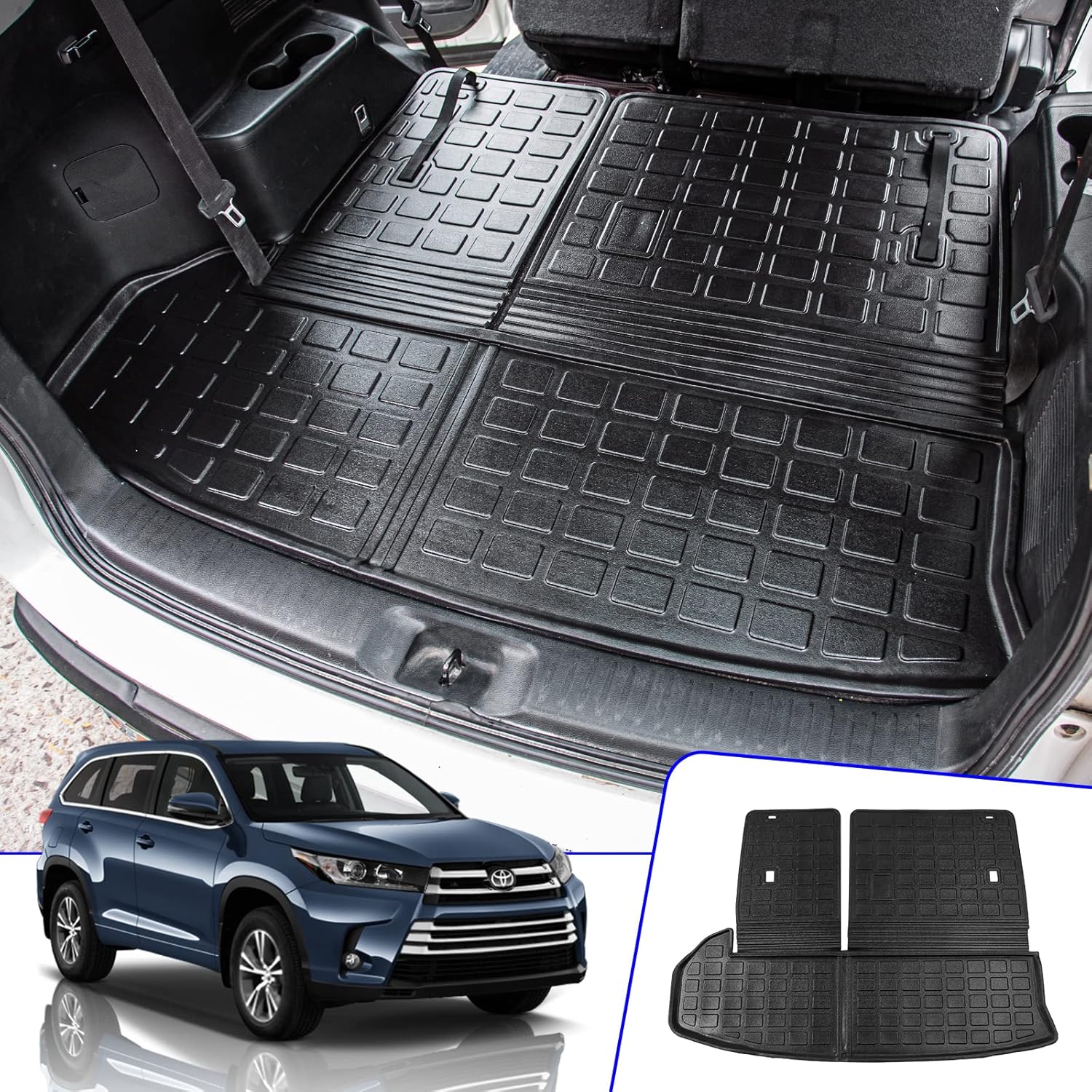 Amazon.com: Rongtaod Cargo Mat Compatible with 2014-2019 Toyota ...