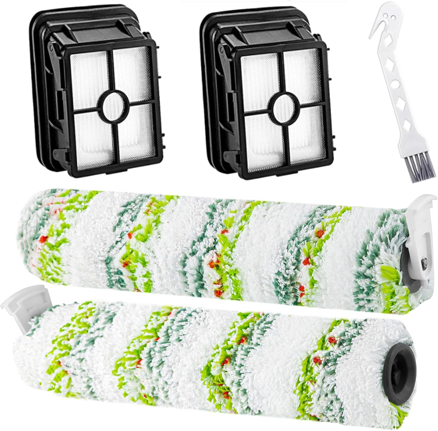 Amazon.com: Multi-Surface Pet Brush Rolls 2788 and Vacuum Filters Replacement for Bissell ...