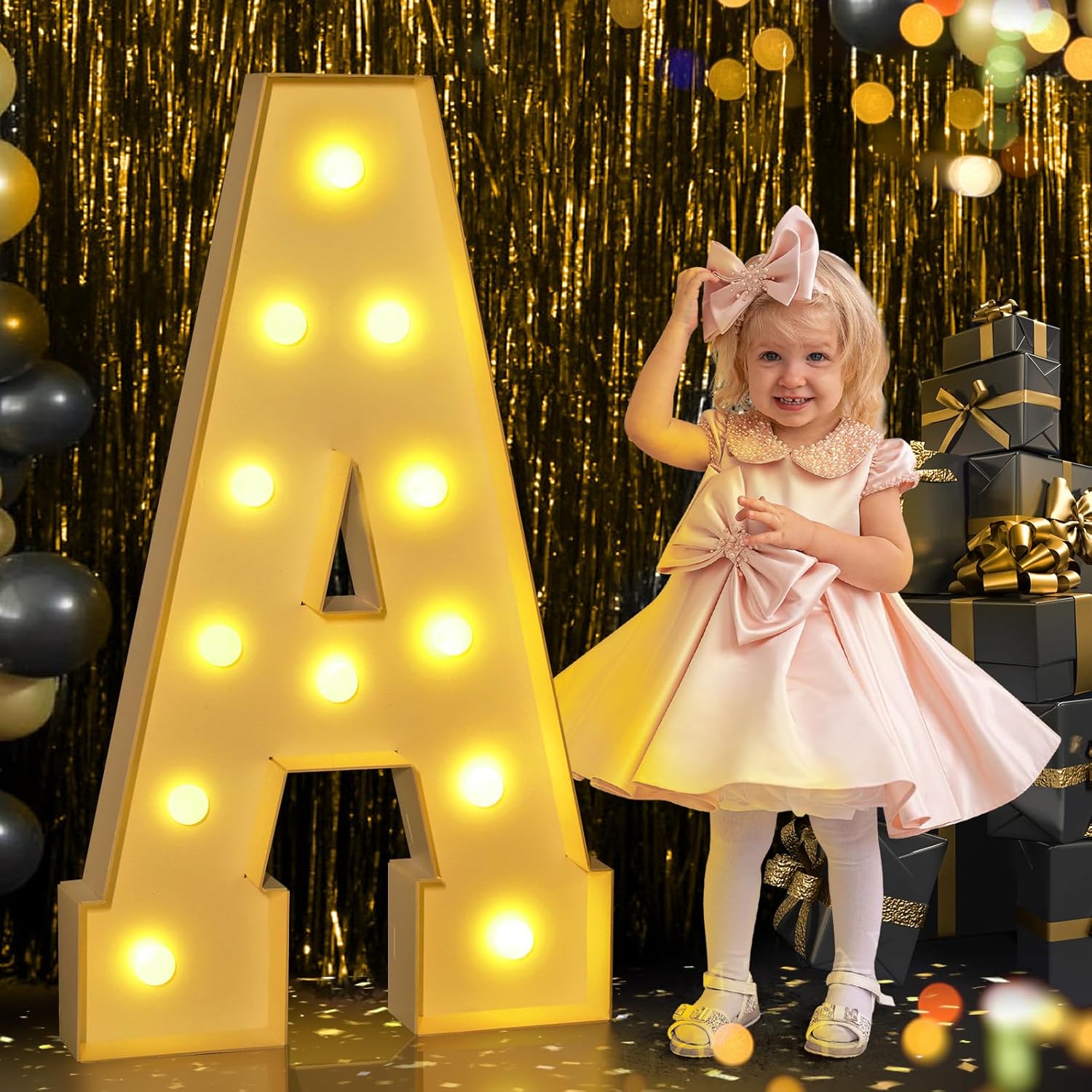 Amazon.com: YBQZ Marquee Light Up Letters, 4FT Marquee Letters Large ...