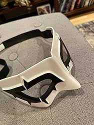 Amazon.com: Marrol Hero Arsène Joker Mask White ABS Half Face Mask ...